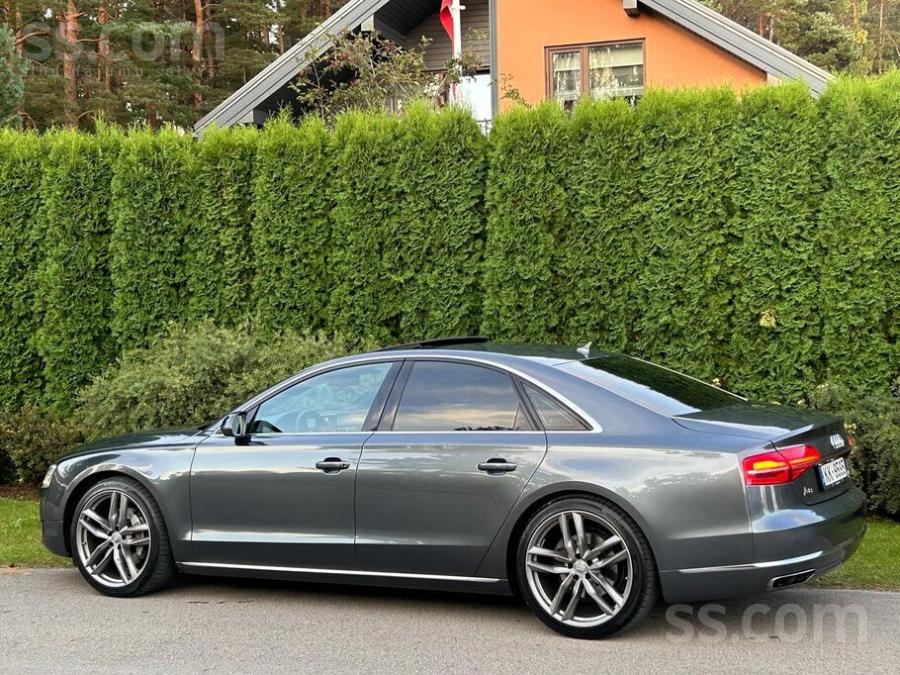 Pelēks Audi A8 2016 Rīga, ar dzinēja tilpumu 3.00 L un nobraukumu 360 tūkst. km par 13500 €, foto 5 vietnē AUTOMOTO.COM.LV