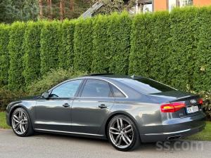 Pelēks Audi A8 2016 Rīga, ar dzinēja tilpumu 3.00 L un nobraukumu 360 tūkst. km par 13500 €, foto 6 vietnē AUTOMOTO.COM.LV