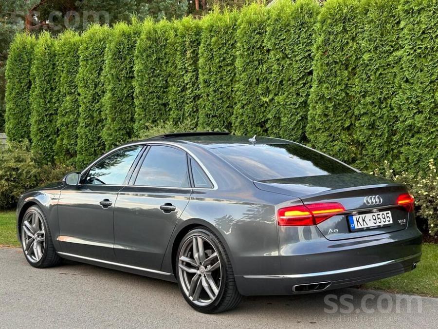 Pelēks Audi A8 2016 Rīga, ar dzinēja tilpumu 3.00 L un nobraukumu 360 tūkst. km par 13500 €, foto 7 vietnē AUTOMOTO.COM.LV