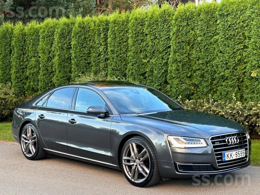 Pelēks Audi A8 2016 Rīga, ar dzinēja tilpumu 3.00 L un nobraukumu 360 tūkst. km par 13500 €, foto 8 vietnē AUTOMOTO.COM.LV