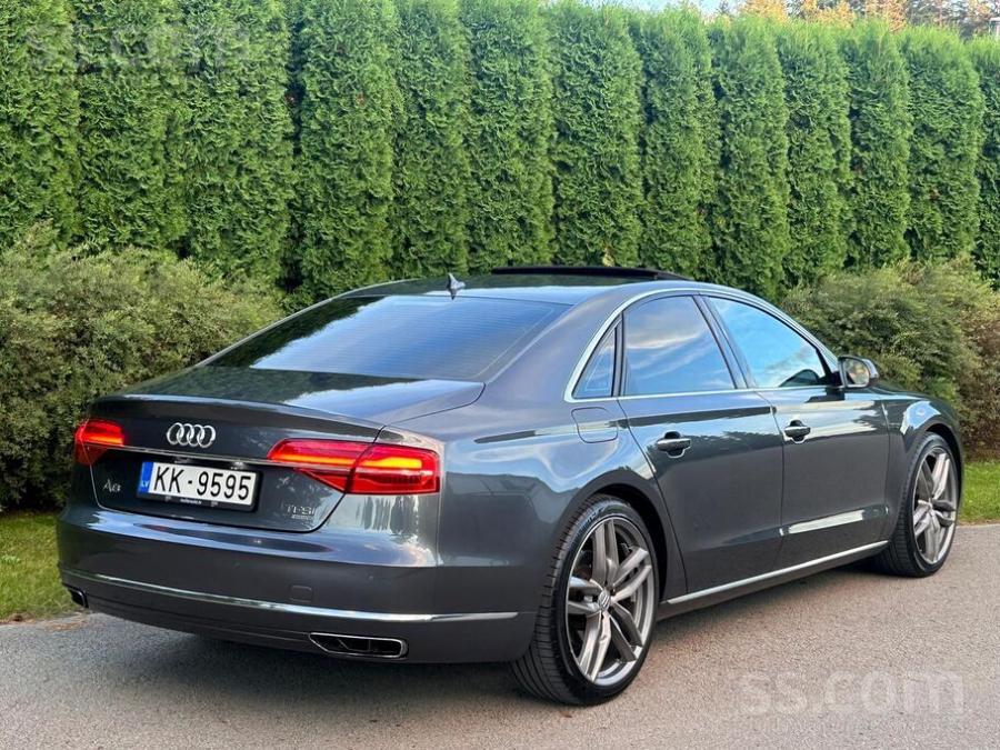 Pelēks Audi A8 2016 Rīga, ar dzinēja tilpumu 3.00 L un nobraukumu 360 tūkst. km par 13500 €, foto 13 vietnē AUTOMOTO.COM.LV