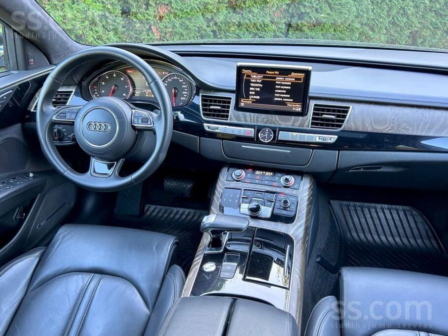 Pelēks Audi A8 2016 Rīga, ar dzinēja tilpumu 3.00 L un nobraukumu 360 tūkst. km par 13500 €, foto 15 vietnē AUTOMOTO.COM.LV