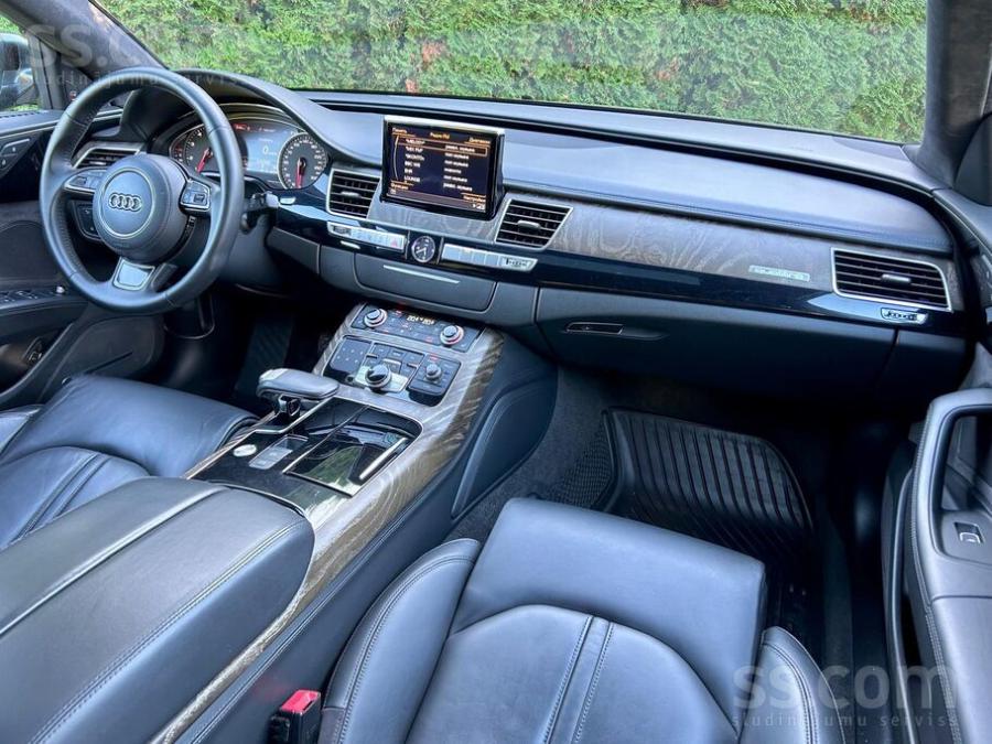 Pelēks Audi A8 2016 Rīga, ar dzinēja tilpumu 3.00 L un nobraukumu 360 tūkst. km par 13500 €, foto 18 vietnē AUTOMOTO.COM.LV