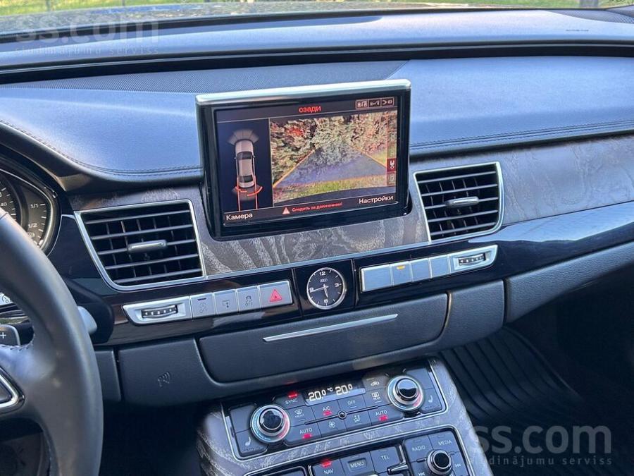 Pelēks Audi A8 2016 Rīga, ar dzinēja tilpumu 3.00 L un nobraukumu 360 tūkst. km par 13500 €, foto 21 vietnē AUTOMOTO.COM.LV