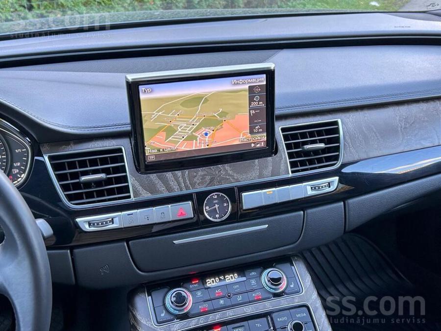 Pelēks Audi A8 2016 Rīga, ar dzinēja tilpumu 3.00 L un nobraukumu 360 tūkst. km par 13500 €, foto 22 vietnē AUTOMOTO.COM.LV
