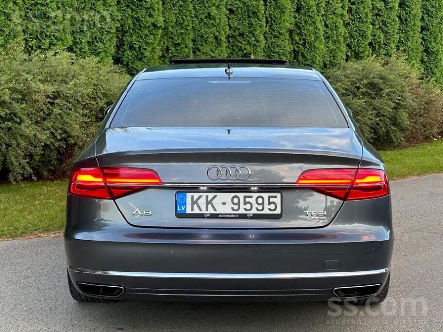 Pelēks Audi A8 2016 Rīga, ar dzinēja tilpumu 3.00 L un nobraukumu 360 tūkst. km par 13500 €, foto 31 vietnē AUTOMOTO.COM.LV