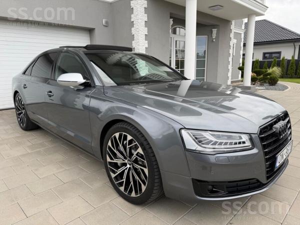 Grey Audi A8 2016 in Riga, with an engine capacity of 3.00 L and mileage of 213 thousand km for 20000 €, photo 3 on AUTOMOTO.COM.LV