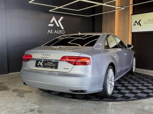 Grey Audi A8 2017 in Kaunas, with an engine capacity of 2.97 L and mileage of 134 thousand km for 28990 €, photo 11 on AUTOMOTO.COM.LV