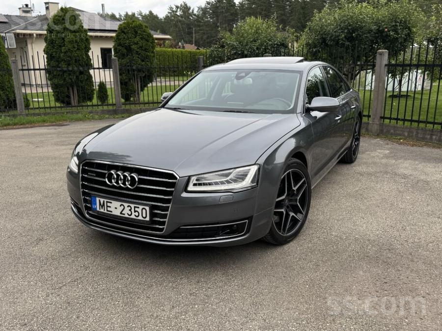 Pelēks Audi A8 2017 Rīga, ar dzinēja tilpumu 3.00 L un nobraukumu 252 tūkst. km par 21800 €, foto 3 vietnē AUTOMOTO.COM.LV