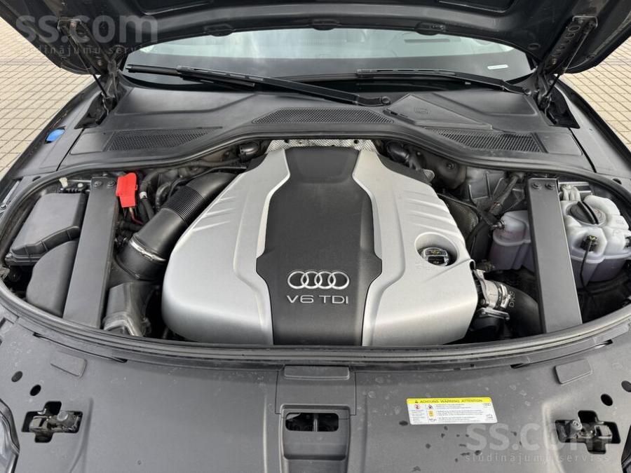 Pelēks Audi A8 2017 Rīga, ar dzinēja tilpumu 3.00 L un nobraukumu 252 tūkst. km par 21800 €, foto 14 vietnē AUTOMOTO.COM.LV