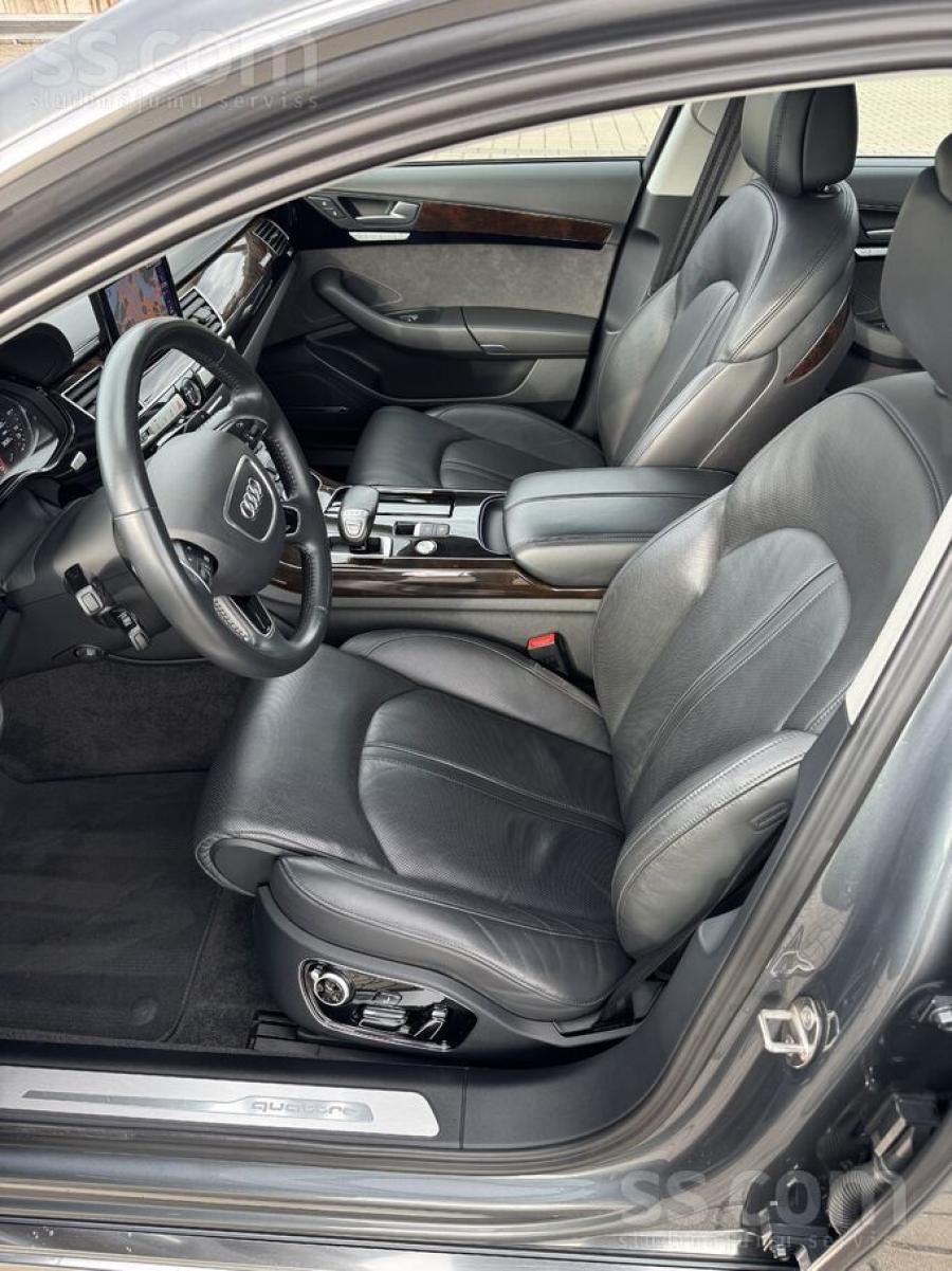 Pelēks Audi A8 2017 Rīga, ar dzinēja tilpumu 3.00 L un nobraukumu 252 tūkst. km par 21800 €, foto 16 vietnē AUTOMOTO.COM.LV