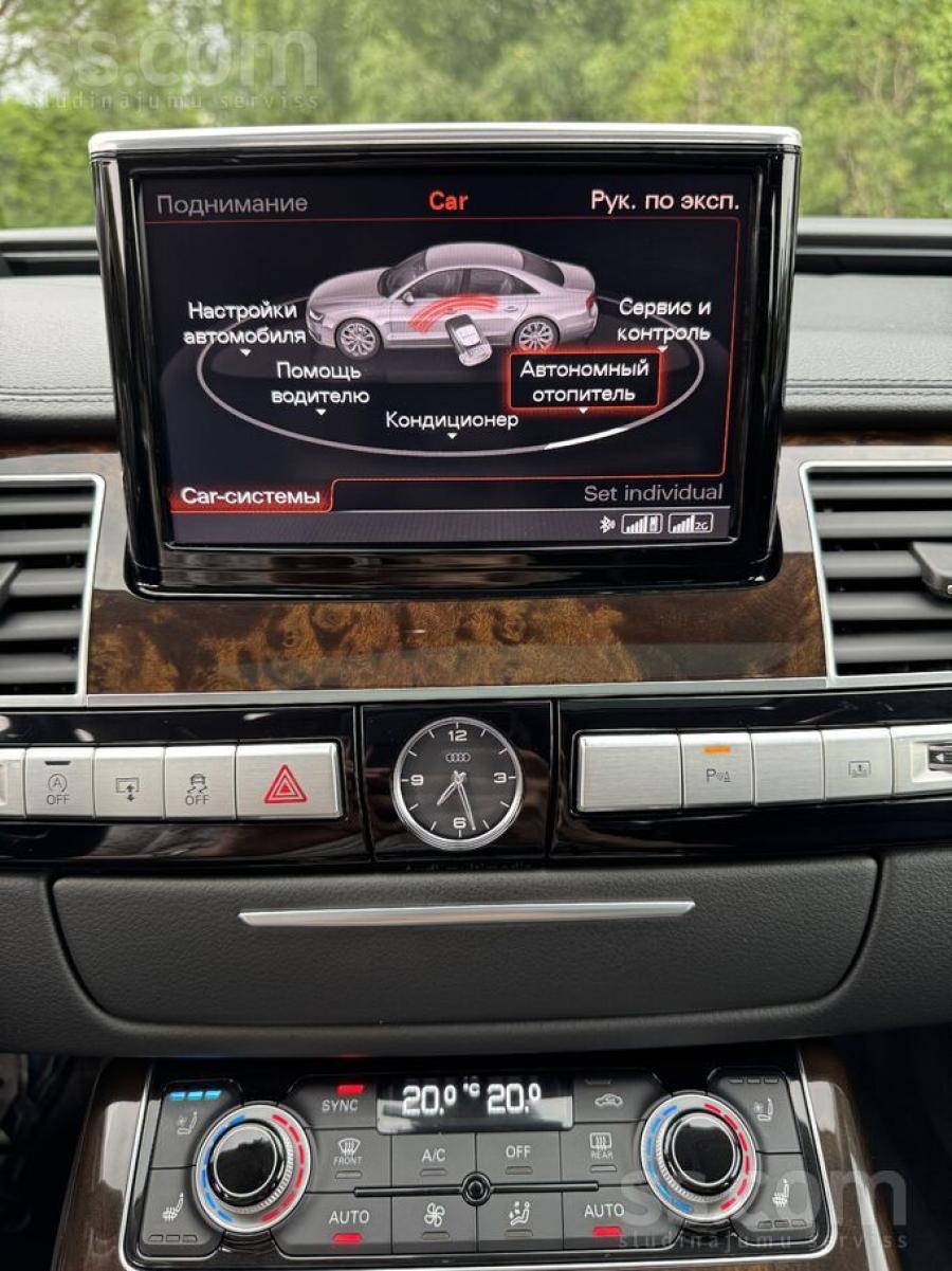 Pelēks Audi A8 2017 Rīga, ar dzinēja tilpumu 3.00 L un nobraukumu 252 tūkst. km par 21800 €, foto 30 vietnē AUTOMOTO.COM.LV
