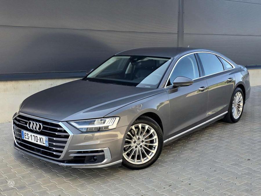 Pelēks Audi A8 2017 Šauļi, ar dzinēja tilpumu 2.97 L un nobraukumu 380 tūkst. km par 22500 €, foto 1 vietnē AUTOMOTO.COM.LV