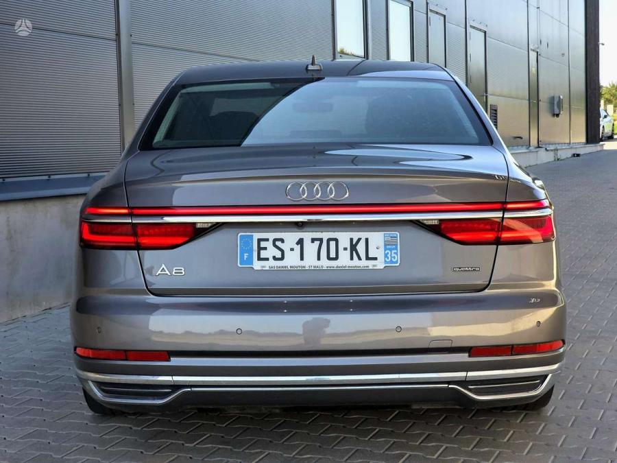 Pelēks Audi A8 2017 Šauļi, ar dzinēja tilpumu 2.97 L un nobraukumu 380 tūkst. km par 22500 €, foto 12 vietnē AUTOMOTO.COM.LV