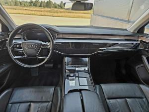 Pelēks Audi A8 2017 Šauļi, ar dzinēja tilpumu 2.97 L un nobraukumu 380 tūkst. km par 22500 €, foto 32 vietnē AUTOMOTO.COM.LV