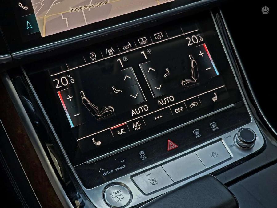 Pelēks Audi A8 2017 Šauļi, ar dzinēja tilpumu 2.97 L un nobraukumu 380 tūkst. km par 22500 €, foto 36 vietnē AUTOMOTO.COM.LV