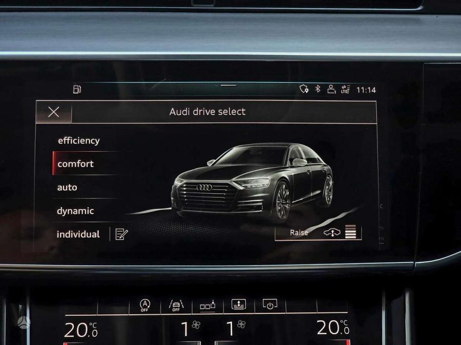 Pelēks Audi A8 2017 Šauļi, ar dzinēja tilpumu 2.97 L un nobraukumu 380 tūkst. km par 22500 €, foto 40 vietnē AUTOMOTO.COM.LV