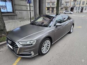Pelēks Audi A8 2018 Kauņa, ar dzinēja tilpumu 3.00 L un nobraukumu 120 tūkst. km par 39000 €, foto 3 vietnē AUTOMOTO.COM.LV