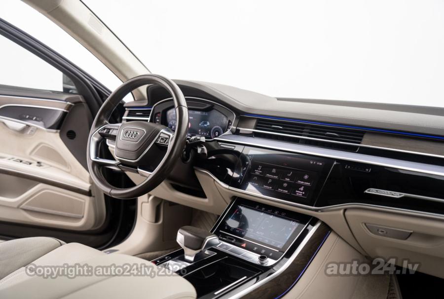 Grey Audi A8 2018 in Tallinn, with an engine capacity of 3.00 L and mileage of 238 thousand km for 30999 €, photo 12 on AUTOMOTO.COM.LV