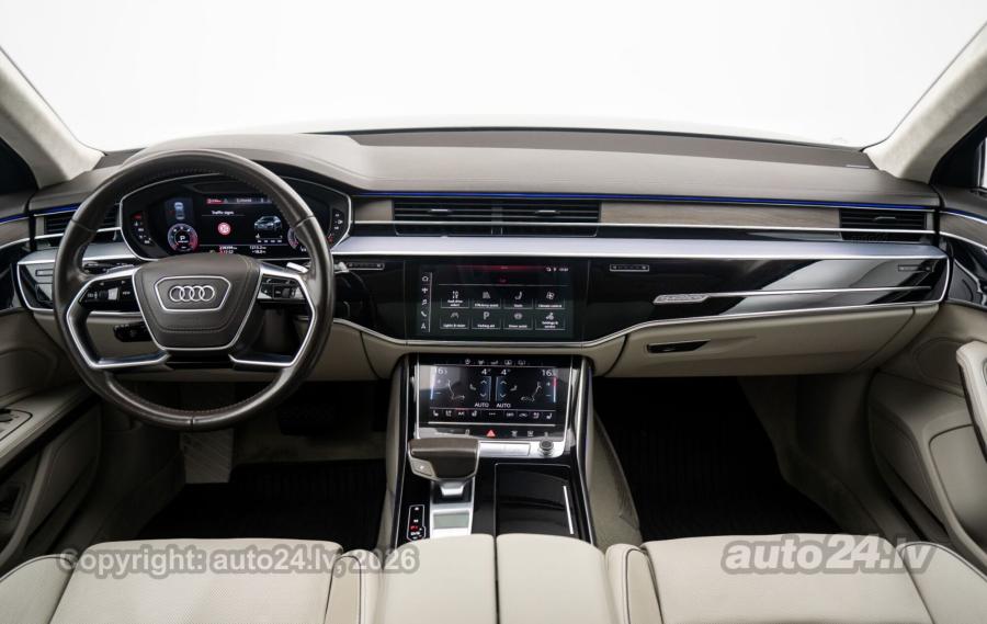 Grey Audi A8 2018 in Tallinn, with an engine capacity of 3.00 L and mileage of 238 thousand km for 30999 €, photo 13 on AUTOMOTO.COM.LV