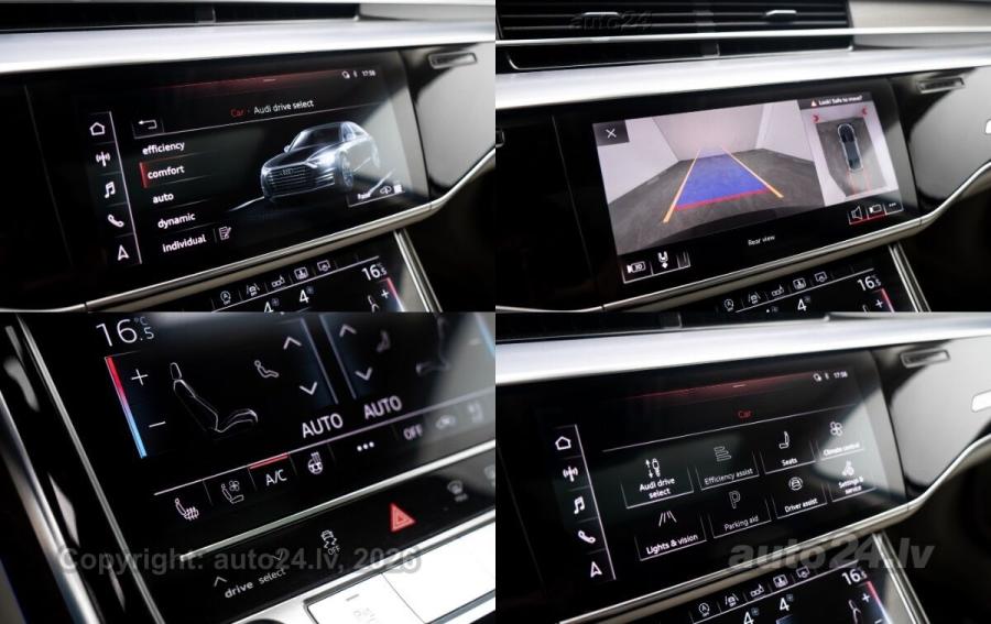 Grey Audi A8 2018 in Tallinn, with an engine capacity of 3.00 L and mileage of 238 thousand km for 30999 €, photo 17 on AUTOMOTO.COM.LV