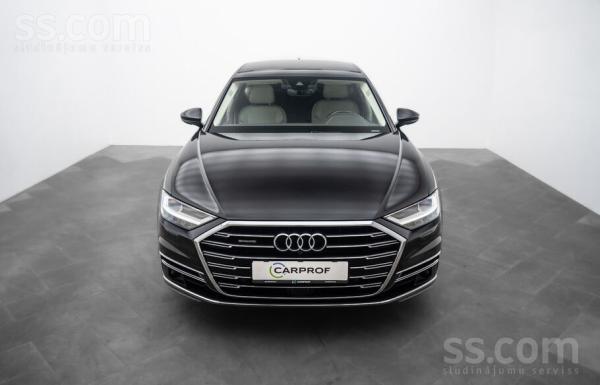 Grey Audi A8 2018 in Riga, with an engine capacity of 3.00 L and mileage of 238 thousand km for 30999 €, photo 2 on AUTOMOTO.COM.LV