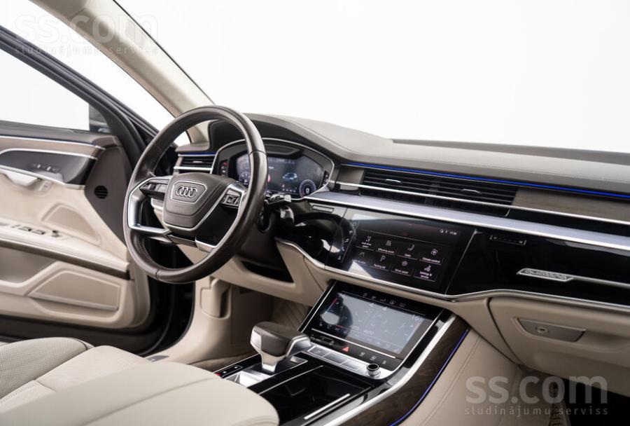 Pelēks Audi A8 2018 Rīga, ar dzinēja tilpumu 3.00 L un nobraukumu 238 tūkst. km par 30999 €, foto 12 vietnē AUTOMOTO.COM.LV