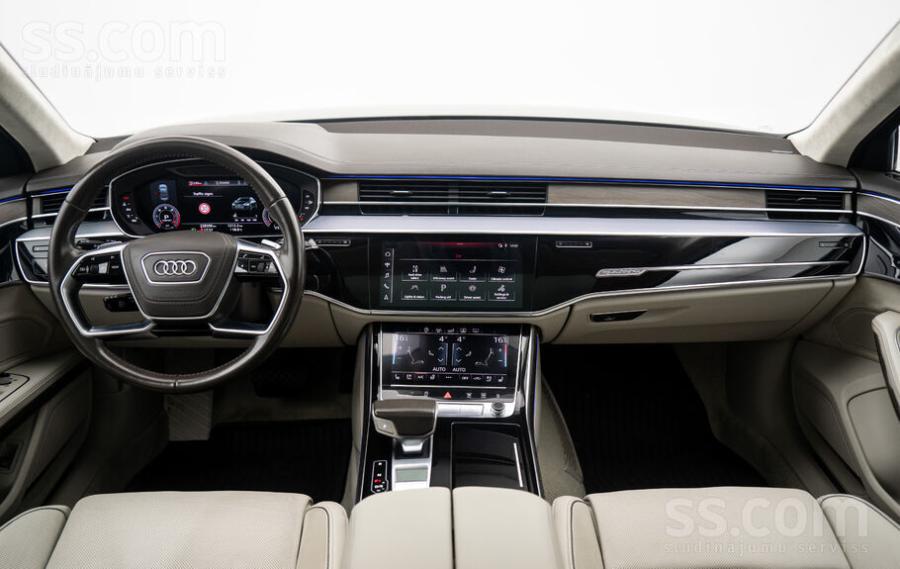 Pelēks Audi A8 2018 Rīga, ar dzinēja tilpumu 3.00 L un nobraukumu 238 tūkst. km par 30999 €, foto 13 vietnē AUTOMOTO.COM.LV