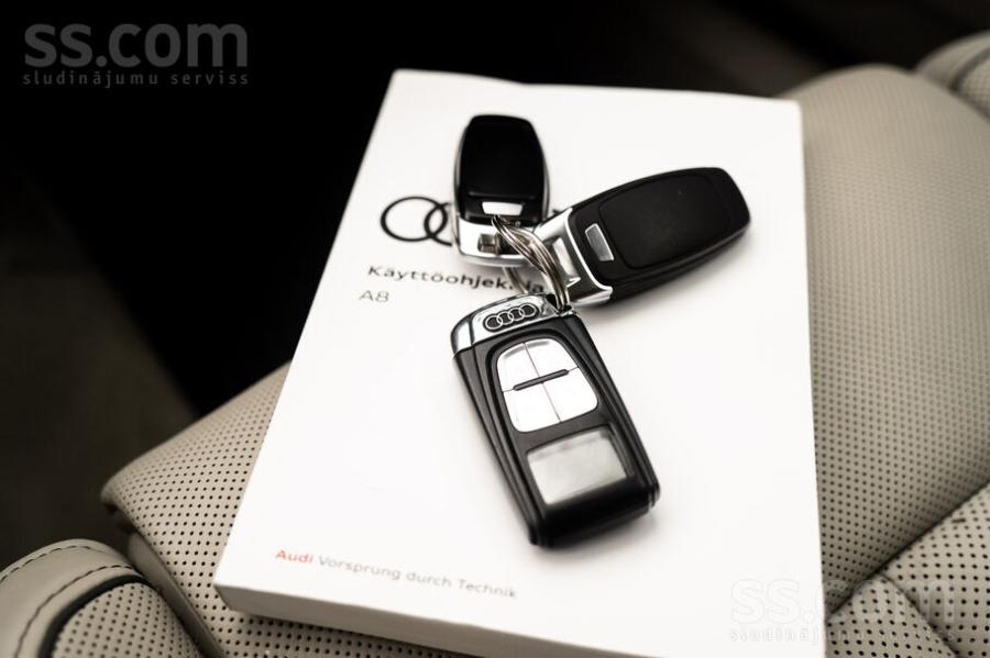 Pelēks Audi A8 2018 Rīga, ar dzinēja tilpumu 3.00 L un nobraukumu 238 tūkst. km par 30999 €, foto 16 vietnē AUTOMOTO.COM.LV