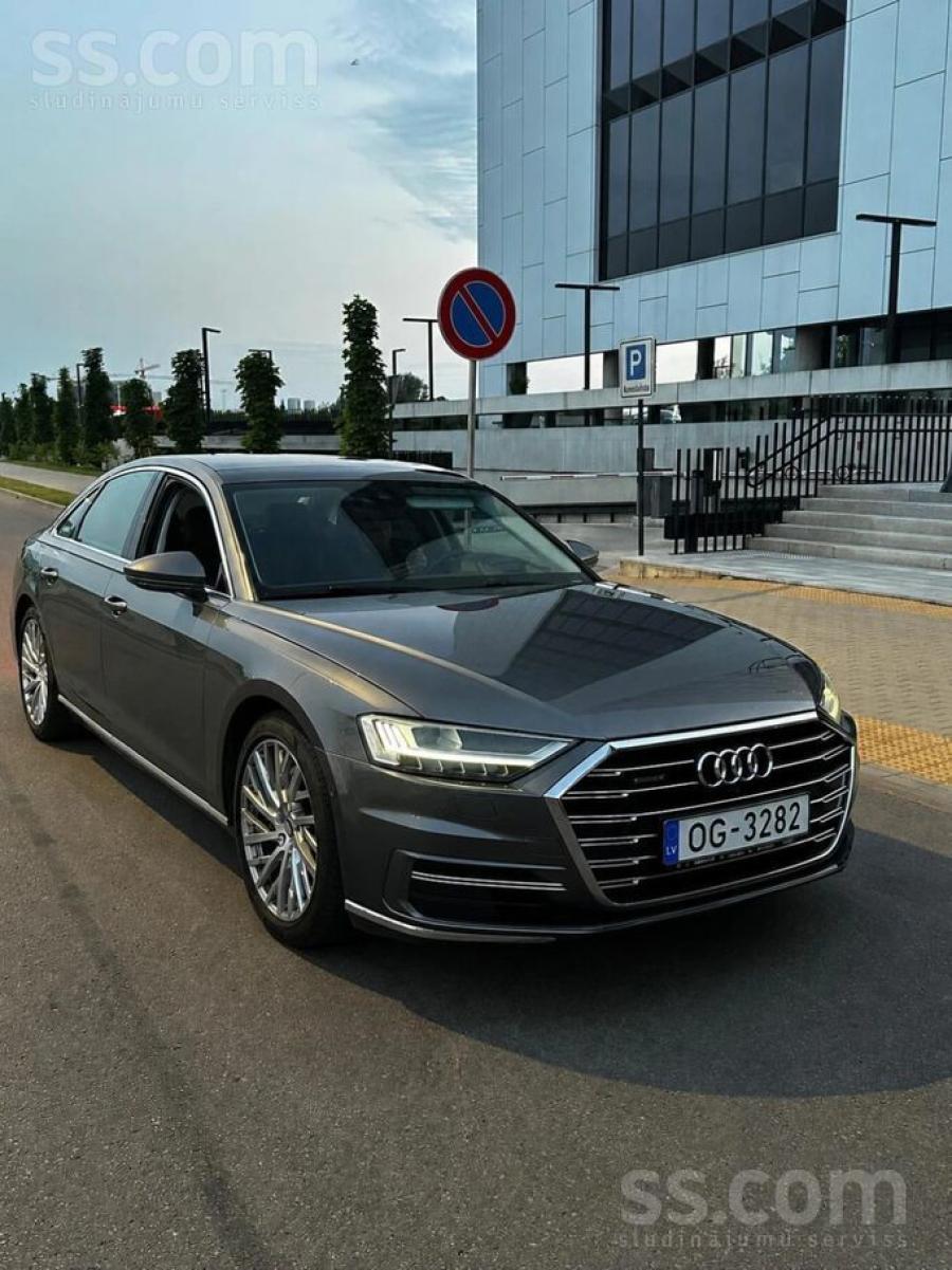 Pelēks Audi A8 2018 Rīga, ar dzinēja tilpumu 3.00 L un nobraukumu 265 tūkst. km par 34200 €, foto 1 vietnē AUTOMOTO.COM.LV
