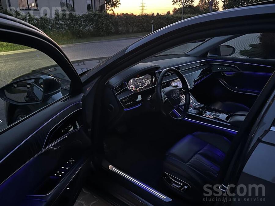 Pelēks Audi A8 2018 Rīga, ar dzinēja tilpumu 3.00 L un nobraukumu 265 tūkst. km par 34200 €, foto 13 vietnē AUTOMOTO.COM.LV