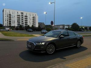 Grey Audi A8 2018 in Riga, with an engine capacity of 3.00 L and mileage of 262 thousand km for 32700 €, photo 4 on AUTOMOTO.COM.LV