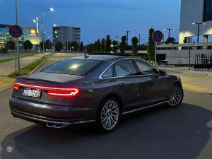 Grey Audi A8 2018 in Riga, with an engine capacity of 3.00 L and mileage of 262 thousand km for 32700 €, photo 6 on AUTOMOTO.COM.LV