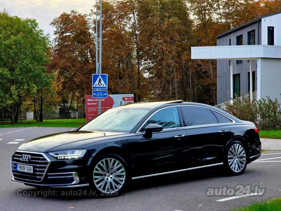 Grey Audi A8 2018 in Tallinn, with an engine capacity of 3.00 L and mileage of 239 thousand km for 30990 €, photo 1 on AUTOMOTO.COM.LV