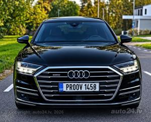 Grey Audi A8 2018 in Tallinn, with an engine capacity of 3.00 L and mileage of 239 thousand km for 30990 €, photo 3 on AUTOMOTO.COM.LV