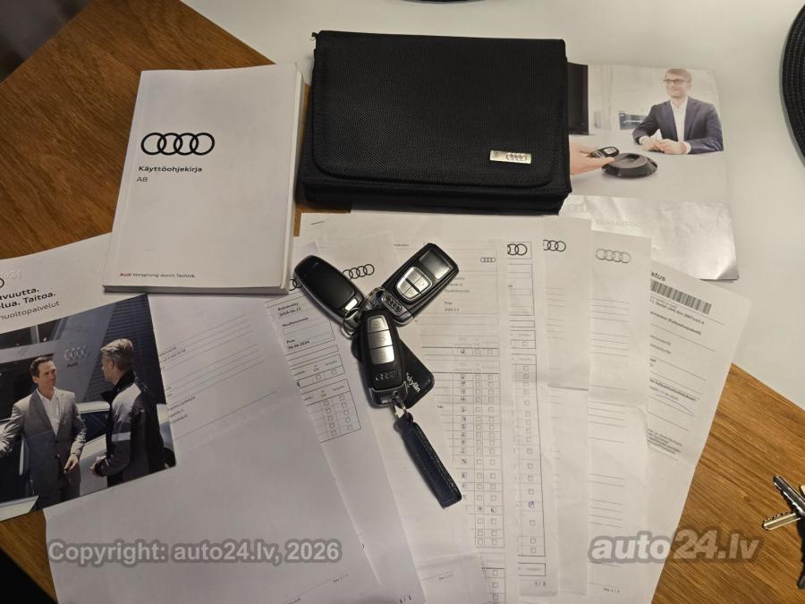 Grey Audi A8 2018 in Tallinn, with an engine capacity of 3.00 L and mileage of 239 thousand km for 30990 €, photo 31 on AUTOMOTO.COM.LV