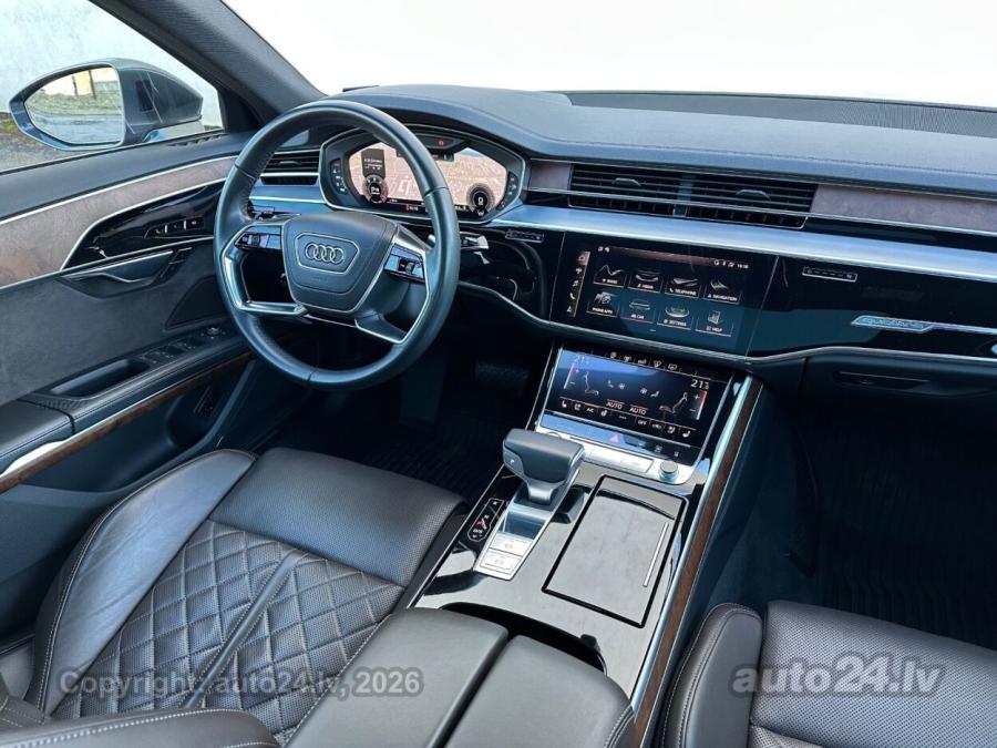 Grey Audi A8 2019 in Tallinn, with an engine capacity of 3.00 L and mileage of 105 thousand km for 45000 €, photo 4 on AUTOMOTO.COM.LV
