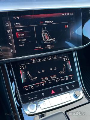 Grey Audi A8 2019 in Tallinn, with an engine capacity of 3.00 L and mileage of 105 thousand km for 45000 €, photo 13 on AUTOMOTO.COM.LV