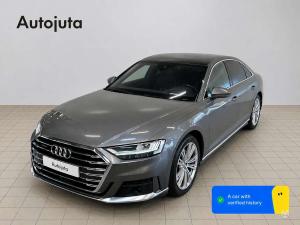 Grey Audi A8 2019 in Kaunas, with an engine capacity of 2.97 L and mileage of 197 thousand km for 32800 €, photo  on AUTOMOTO.COM.LV