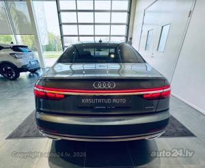 Pelēks Audi A8 2020 Pērnava, ar dzinēja tilpumu 3.00 L un nobraukumu 120 tūkst. km par 42900 €, foto 14 vietnē AUTOMOTO.COM.LV