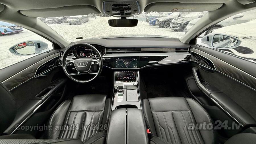 Grey Audi A8 2021 in Tallinn, with an engine capacity of 3.00 L and mileage of 81 thousand km for 47500 €, photo 14 on AUTOMOTO.COM.LV
