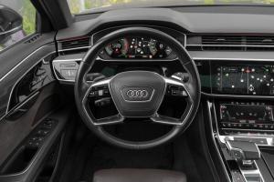 Pelēks Audi A8 2021 Viļņa, ar dzinēja tilpumu 3.00 L un nobraukumu 113 tūkst. km par 48000 €, foto 10 vietnē AUTOMOTO.COM.LV