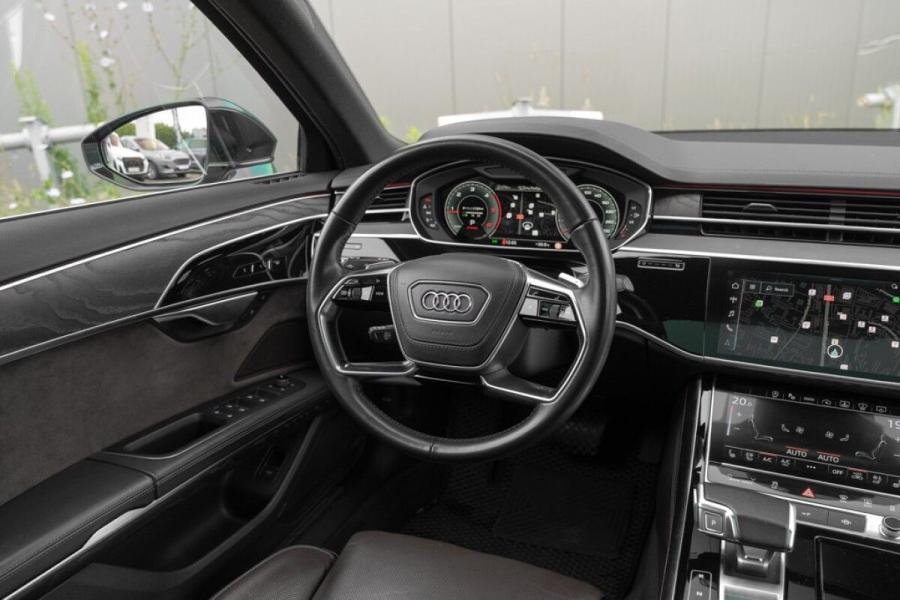 Pelēks Audi A8 2021 Viļņa, ar dzinēja tilpumu 3.00 L un nobraukumu 113 tūkst. km par 48000 €, foto 11 vietnē AUTOMOTO.COM.LV