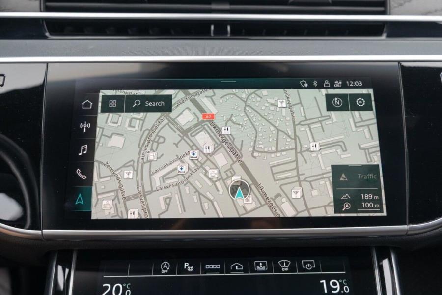 Pelēks Audi A8 2021 Viļņa, ar dzinēja tilpumu 3.00 L un nobraukumu 113 tūkst. km par 48000 €, foto 25 vietnē AUTOMOTO.COM.LV