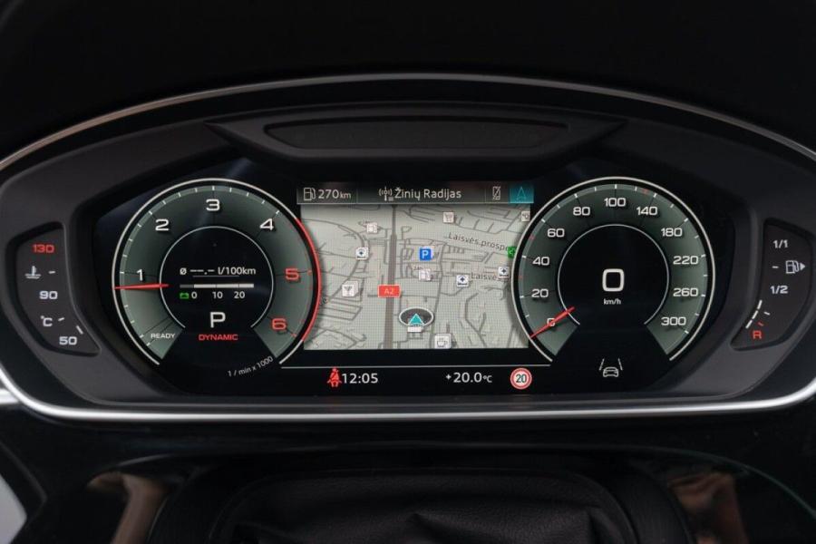 Pelēks Audi A8 2021 Viļņa, ar dzinēja tilpumu 3.00 L un nobraukumu 113 tūkst. km par 48000 €, foto 31 vietnē AUTOMOTO.COM.LV
