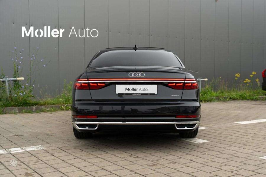Pelēks Audi A8 2021 Viļņa, ar dzinēja tilpumu 3.00 L un nobraukumu 113 tūkst. km par 48000 €, foto 6 vietnē AUTOMOTO.COM.LV