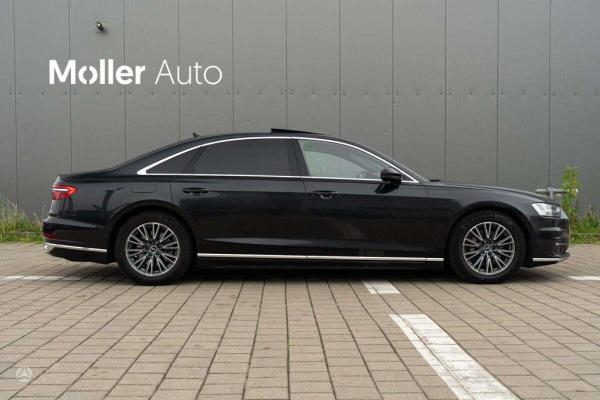 Grey Audi A8 2021 in Vilnius, with an engine capacity of 3.00 L and mileage of 113 thousand km for 48000 €, photo 7 on AUTOMOTO.COM.LV