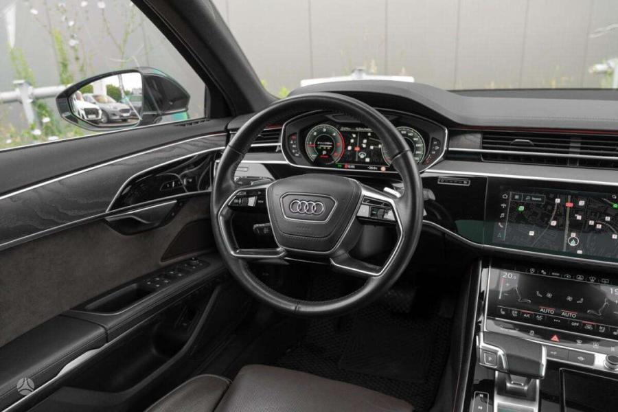Pelēks Audi A8 2021 Viļņa, ar dzinēja tilpumu 3.00 L un nobraukumu 113 tūkst. km par 48000 €, foto 11 vietnē AUTOMOTO.COM.LV