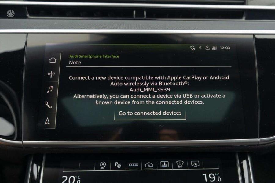 Pelēks Audi A8 2021 Viļņa, ar dzinēja tilpumu 3.00 L un nobraukumu 113 tūkst. km par 48000 €, foto 26 vietnē AUTOMOTO.COM.LV
