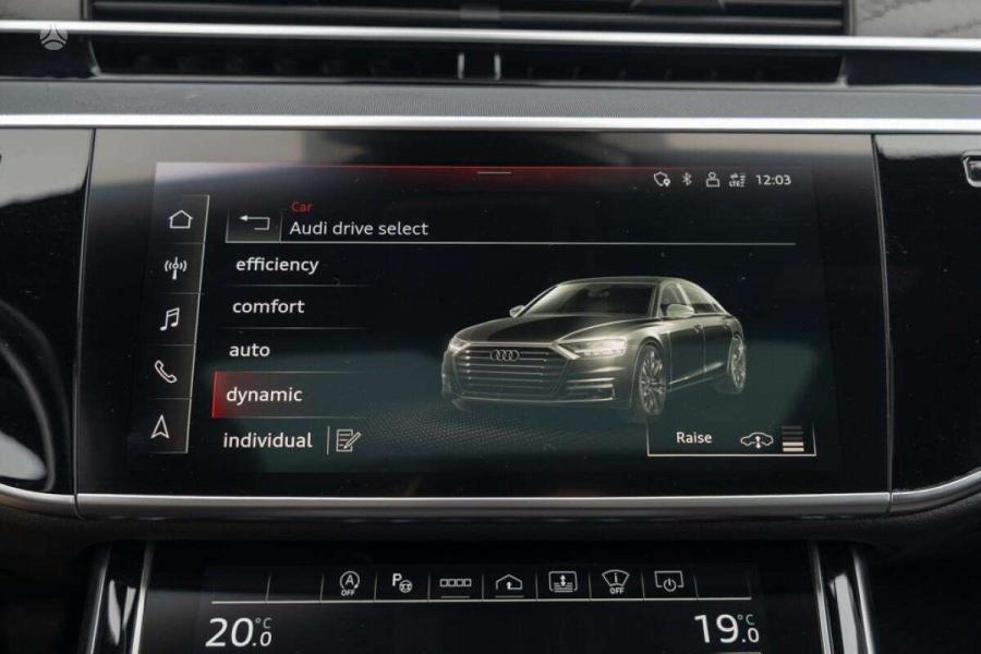 Pelēks Audi A8 2021 Viļņa, ar dzinēja tilpumu 3.00 L un nobraukumu 113 tūkst. km par 48000 €, foto 27 vietnē AUTOMOTO.COM.LV